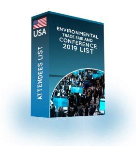 Attendees List: Environmental Trade Fair Conference 2019 | USA | Turkey