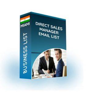 Direct Sales Manager Email List in Miami | 700 Contacts
